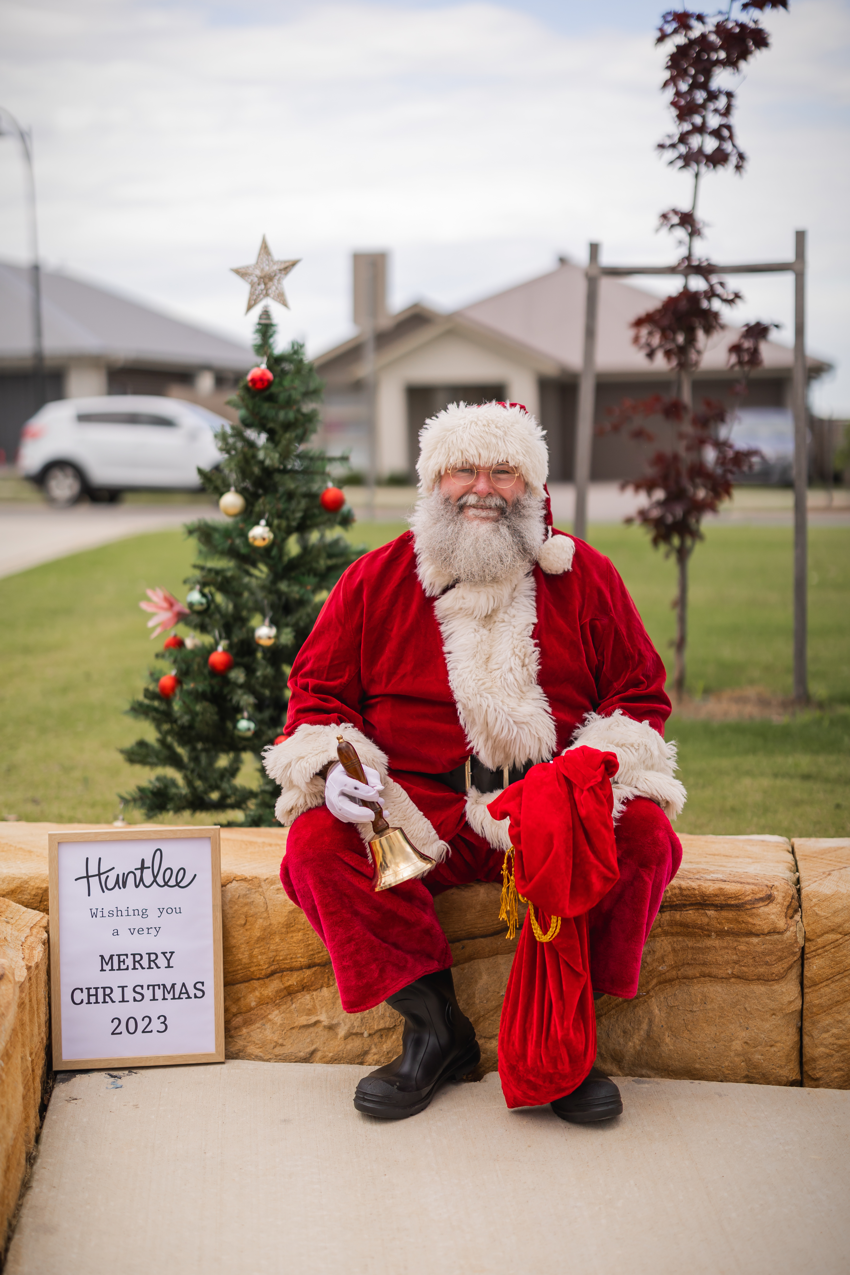 Santa Visits Huntlee! Festive Cheer & Joy